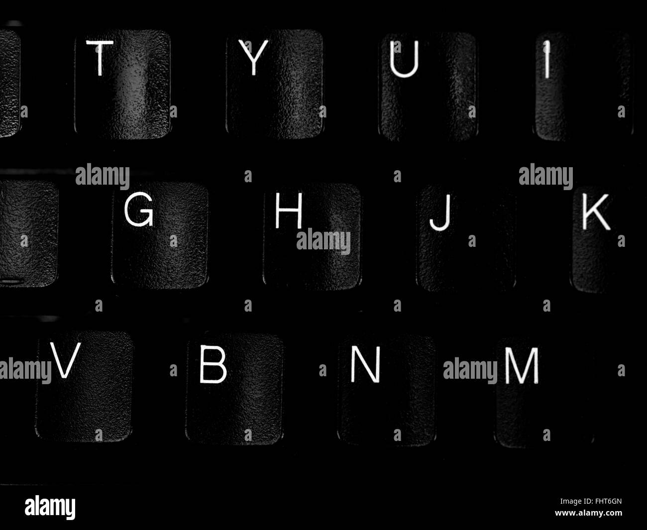 Tastiera inglese Foto e Immagini Stock in Bianco e Nero - Alamy