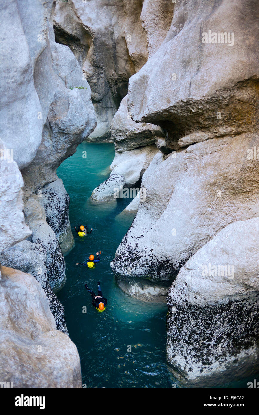 Gorges du verdon verdon gorge canyon verticale immagini e fotografie ...