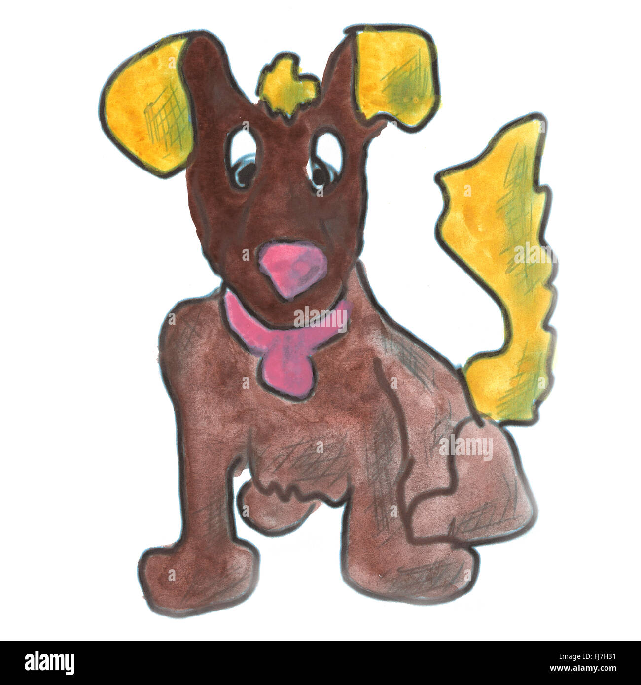 Cute sitting dog cartoon illustration Immagini senza sfondo e Foto ...