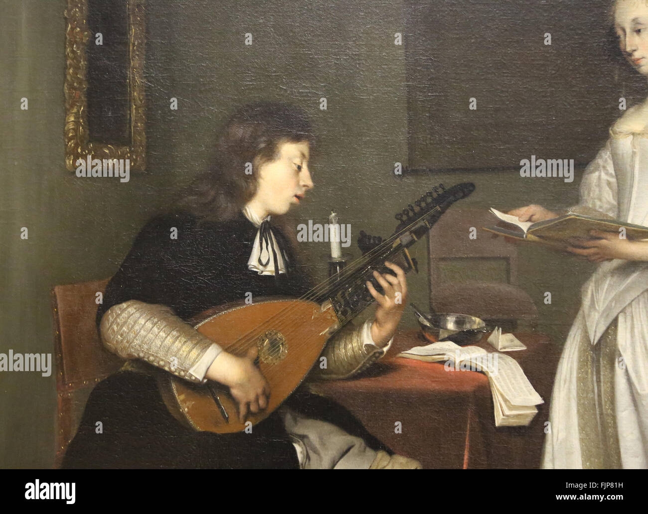 Gerard ter Borch (1617-1681). Genere olandese pittore. Dutch Golden Age ...