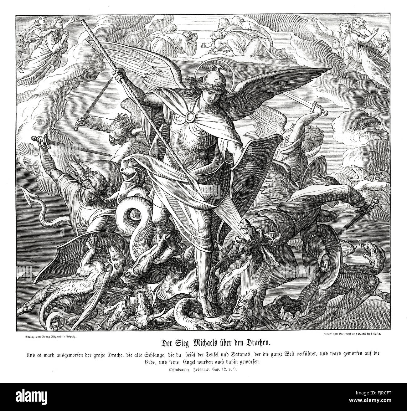 Michael's la vittoria contro il drago, Apocalisse di Giovanni capitolo ...
