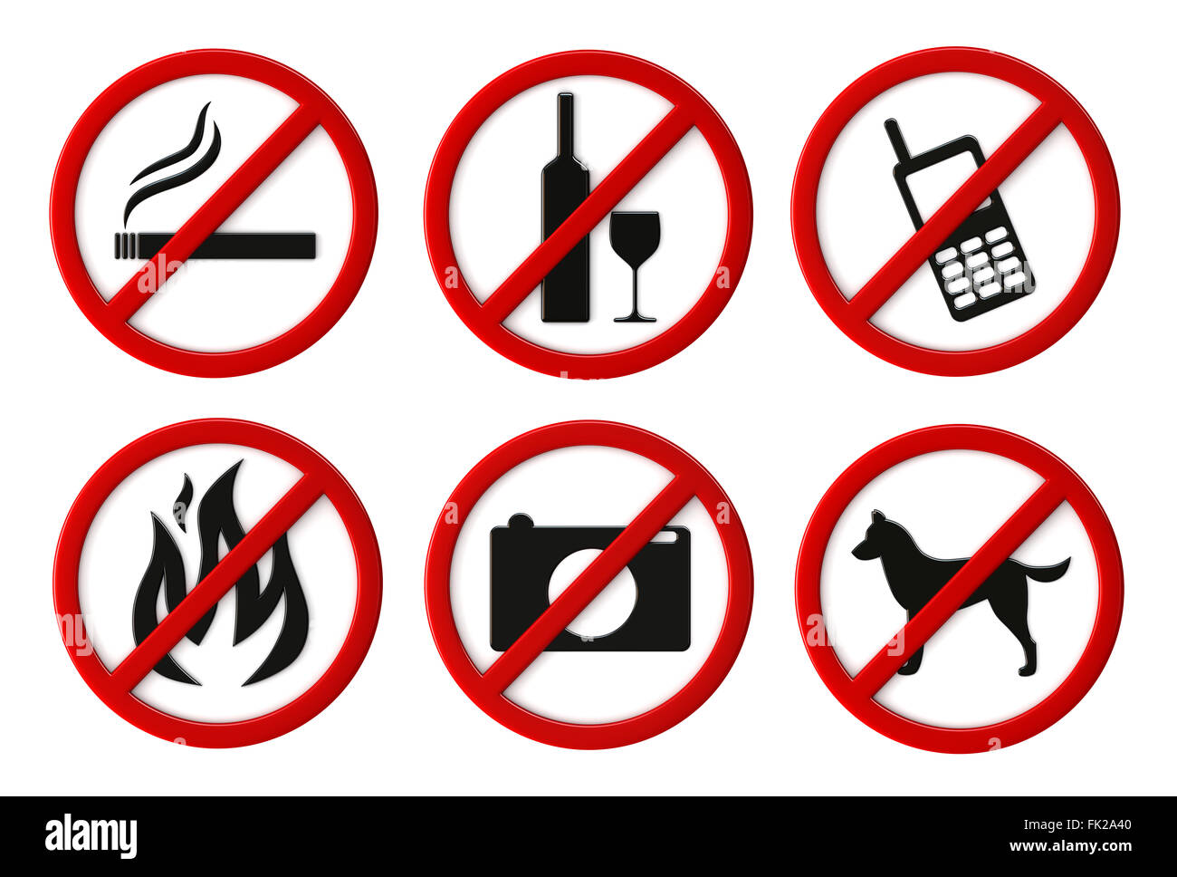 Segnali di divieto immagini e fotografie stock ad alta risoluzione - Alamy