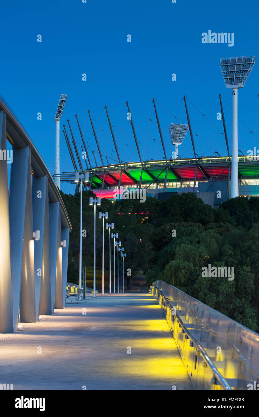 Mcg melbourne arena dello stadio del cricket a terra immagini e ...