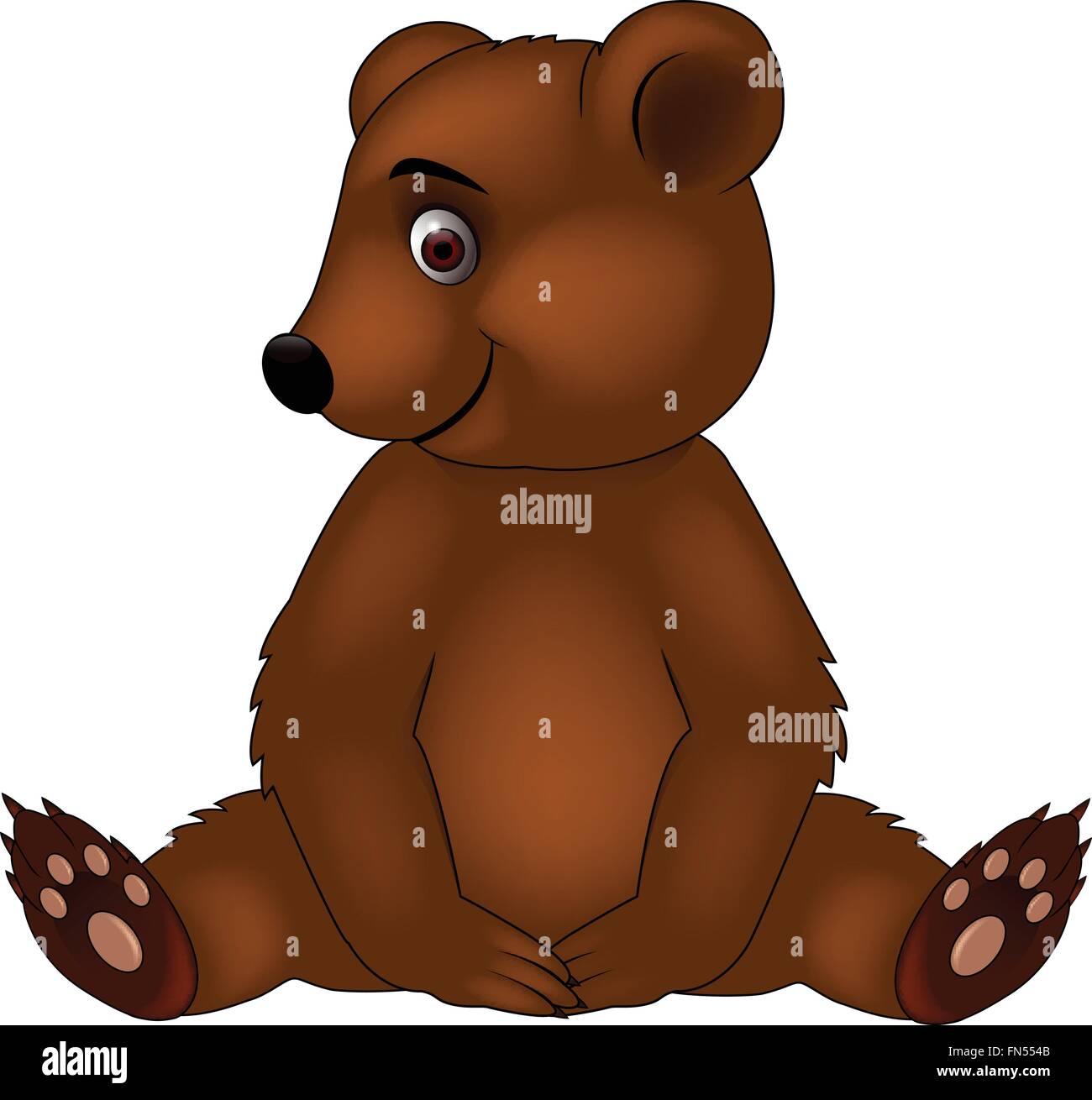 Disegno abbraccio orso bambino Immagini Vettoriali Stock - Alamy