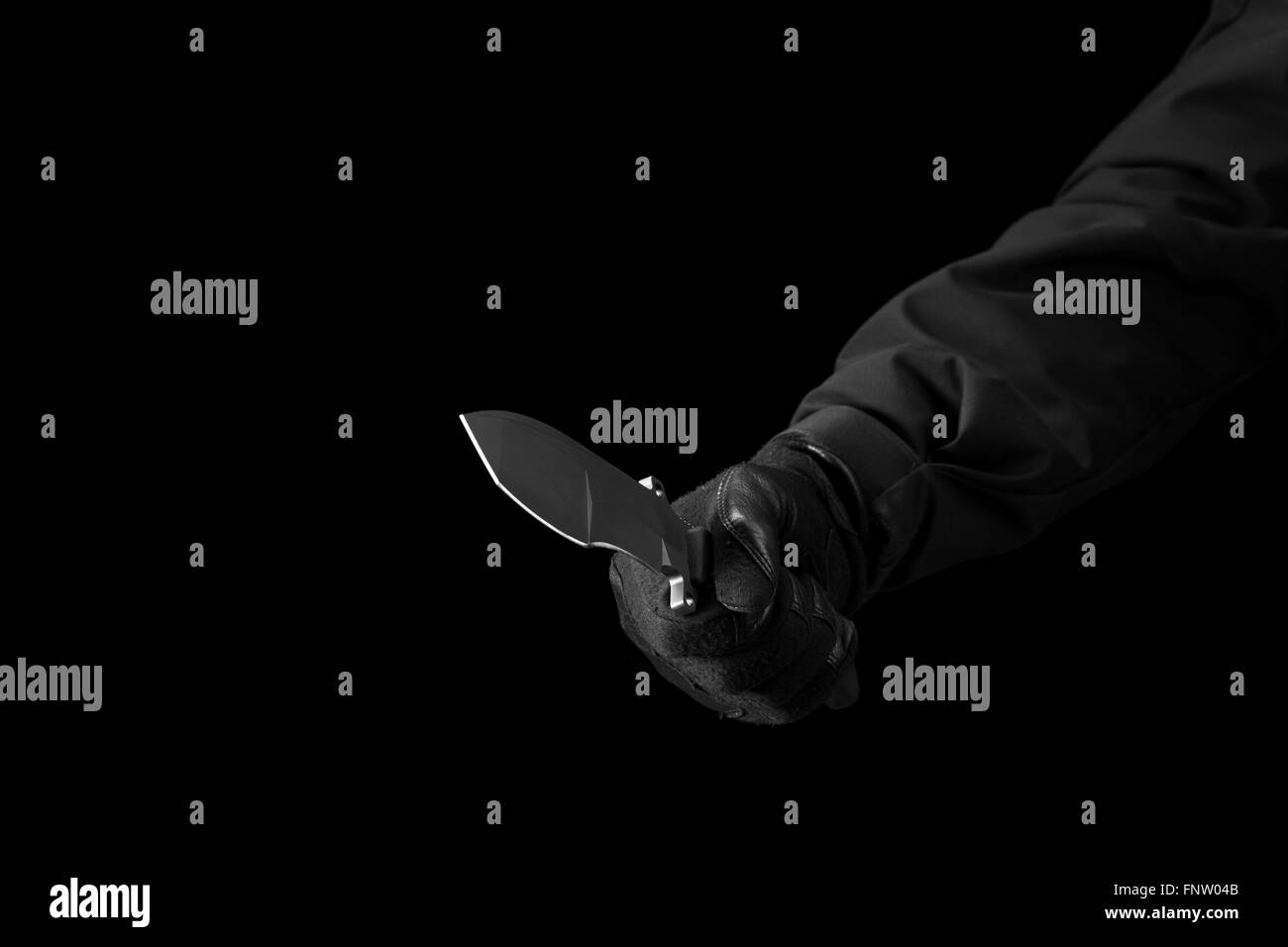 Guardia del coltello Foto e Immagini Stock in Bianco e Nero - Alamy