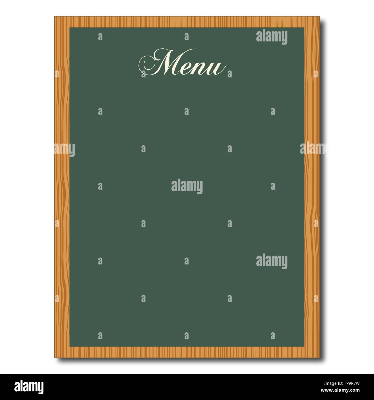 Menu chalkboard Immagini Vettoriali Stock - Alamy