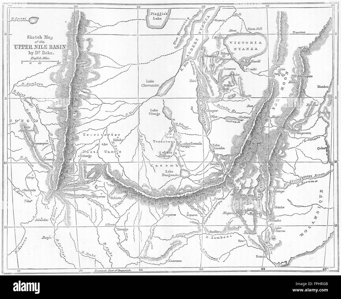 Mappa del nilo Foto e Immagini Stock in Bianco e Nero - Alamy