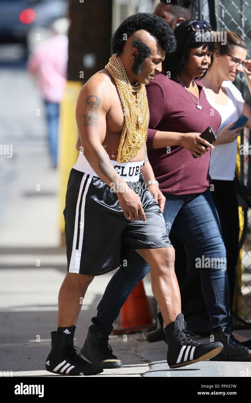Mike Tyson e Tracy Morgan vede vestito come Clubber Lang dal film Rocky ...