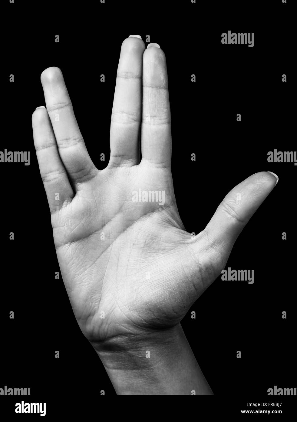 Simbolo della mano aperta immagini e fotografie stock ad alta ...