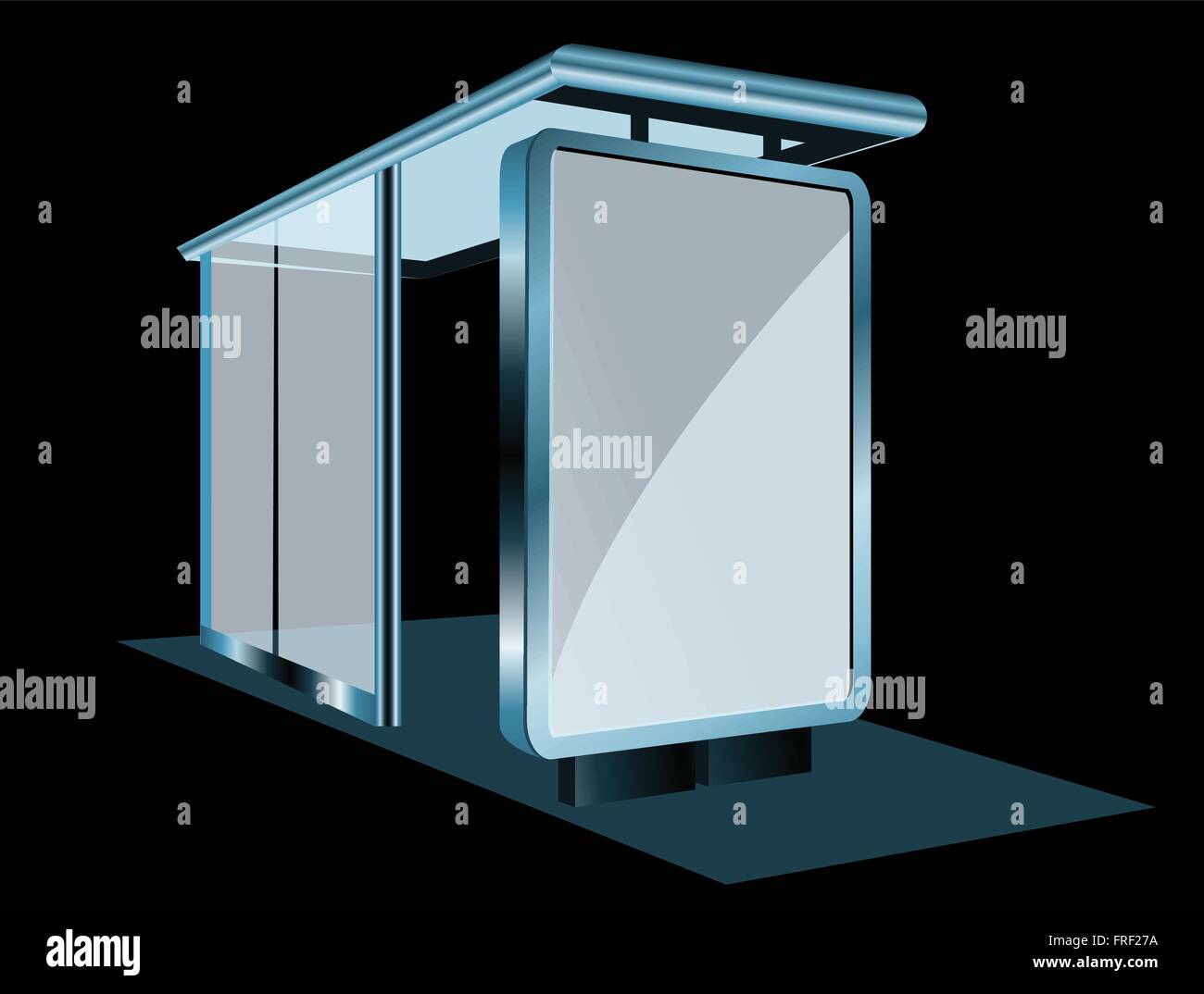 Tabellone per le affissioni della fermata dell'autobus Immagini ...