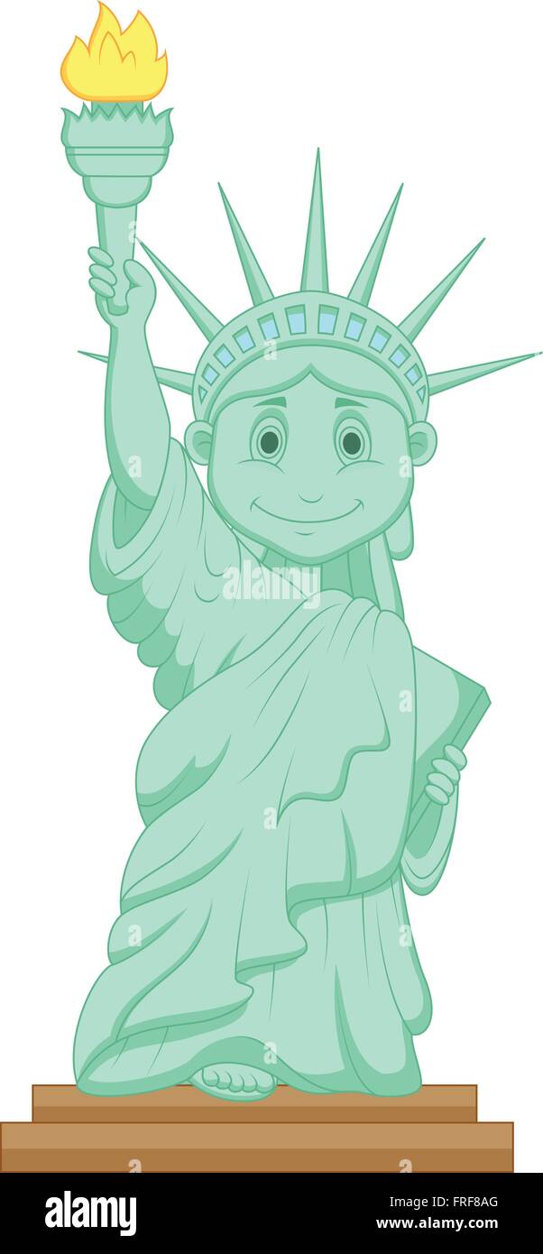 Statua della Libertà cartoon Immagine e Vettoriale - Alamy