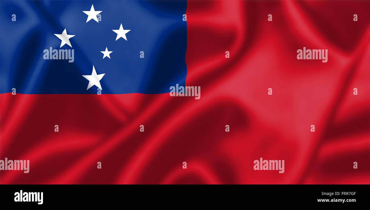 Bandiera samoa immagini e fotografie stock ad alta risoluzione - Alamy