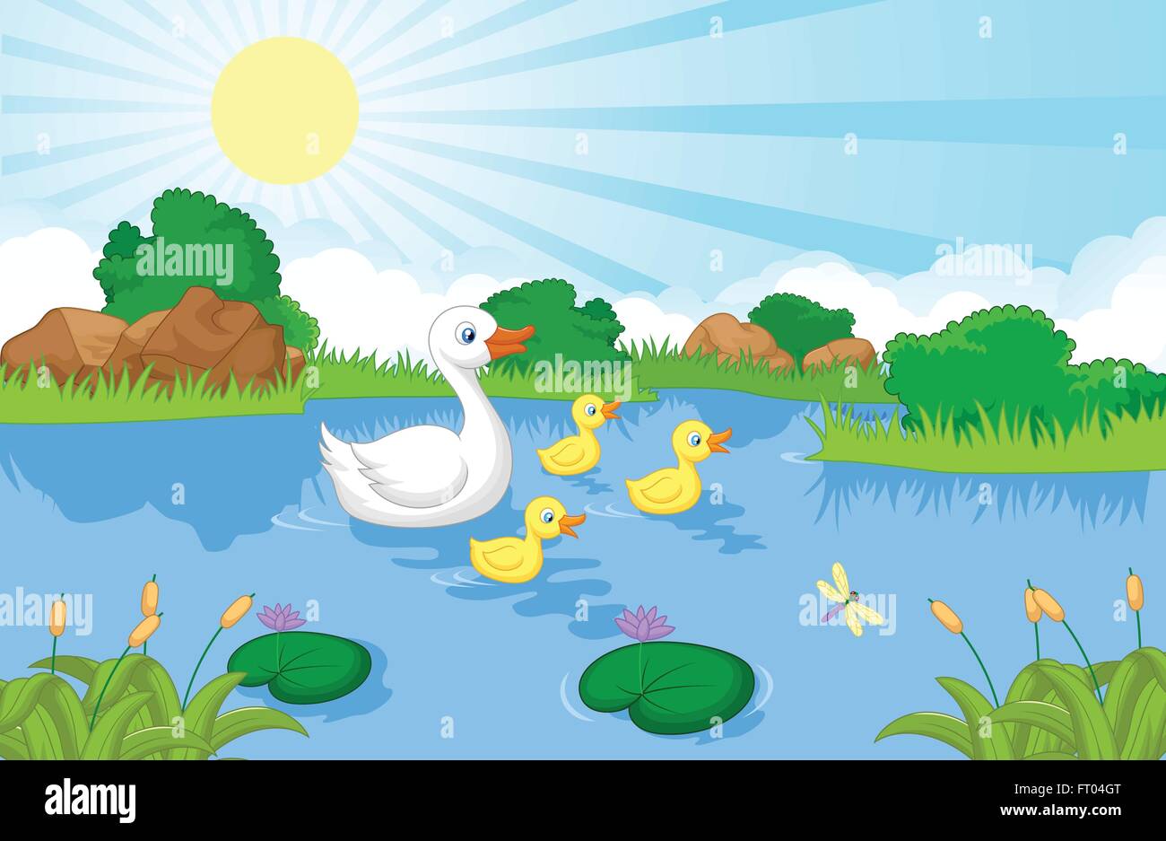 Guidare la famiglia Immagini Vettoriali Stock - Alamy