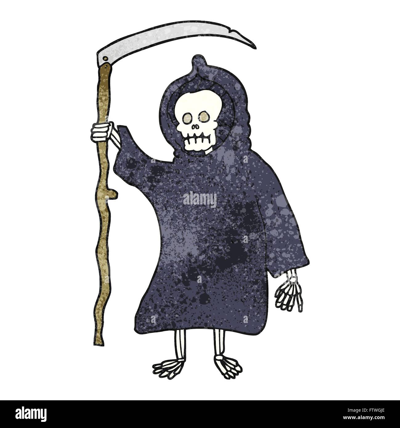 Figura della morte che disegna Immagini Vettoriali Stock - Alamy