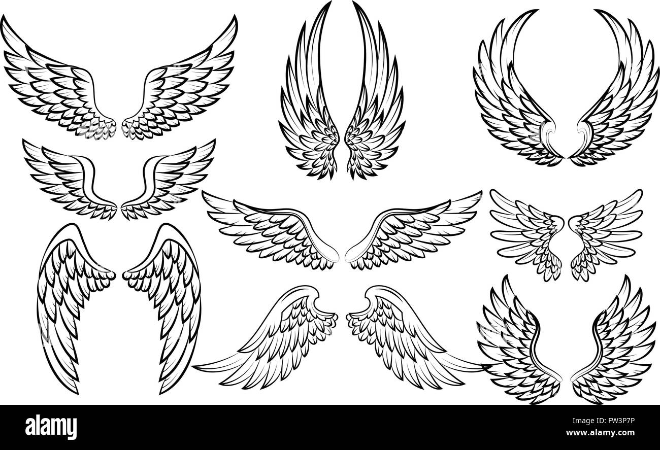 Angelo con le ali Foto e Immagini Stock in Bianco e Nero - Alamy