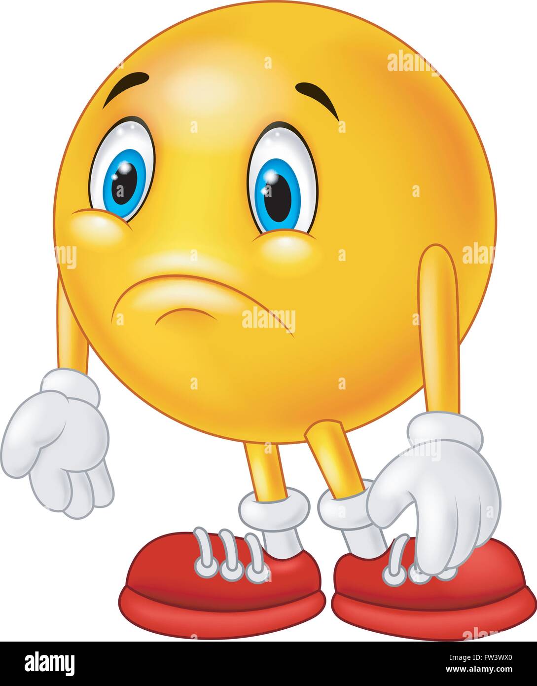 Clipart Faccina Triste Triste Illustrazioni, Vettoriali E Clipart