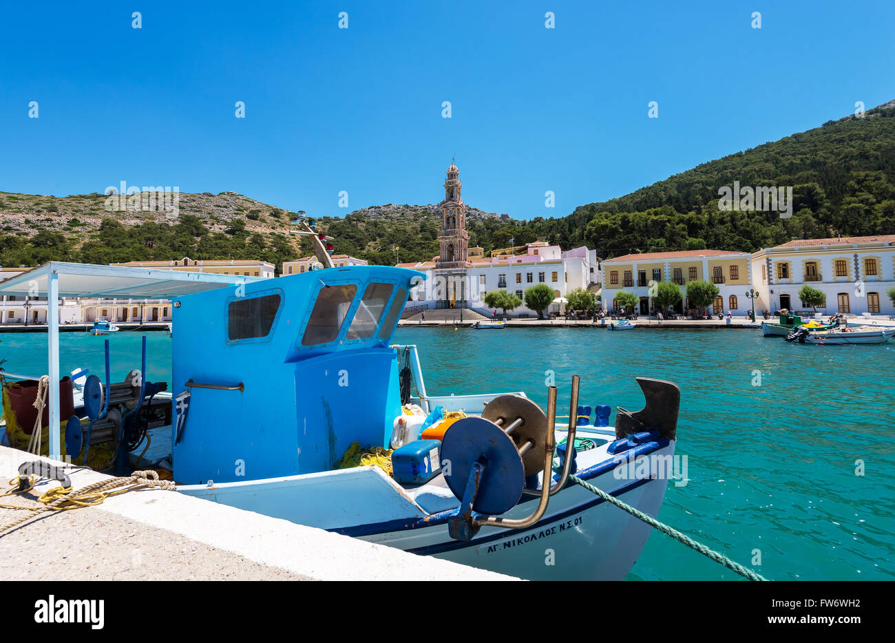 Symi panormitis monastery immagini e fotografie stock ad alta ...