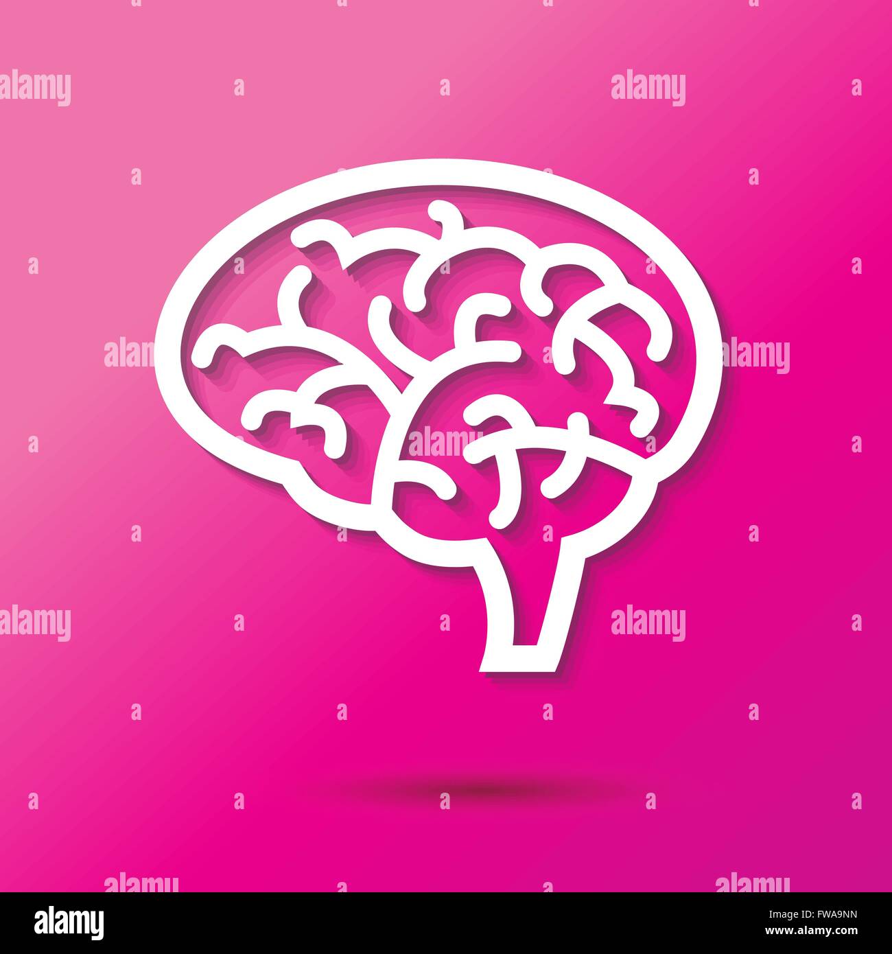 Icona del cervello immagini e fotografie stock ad alta risoluzione - Alamy