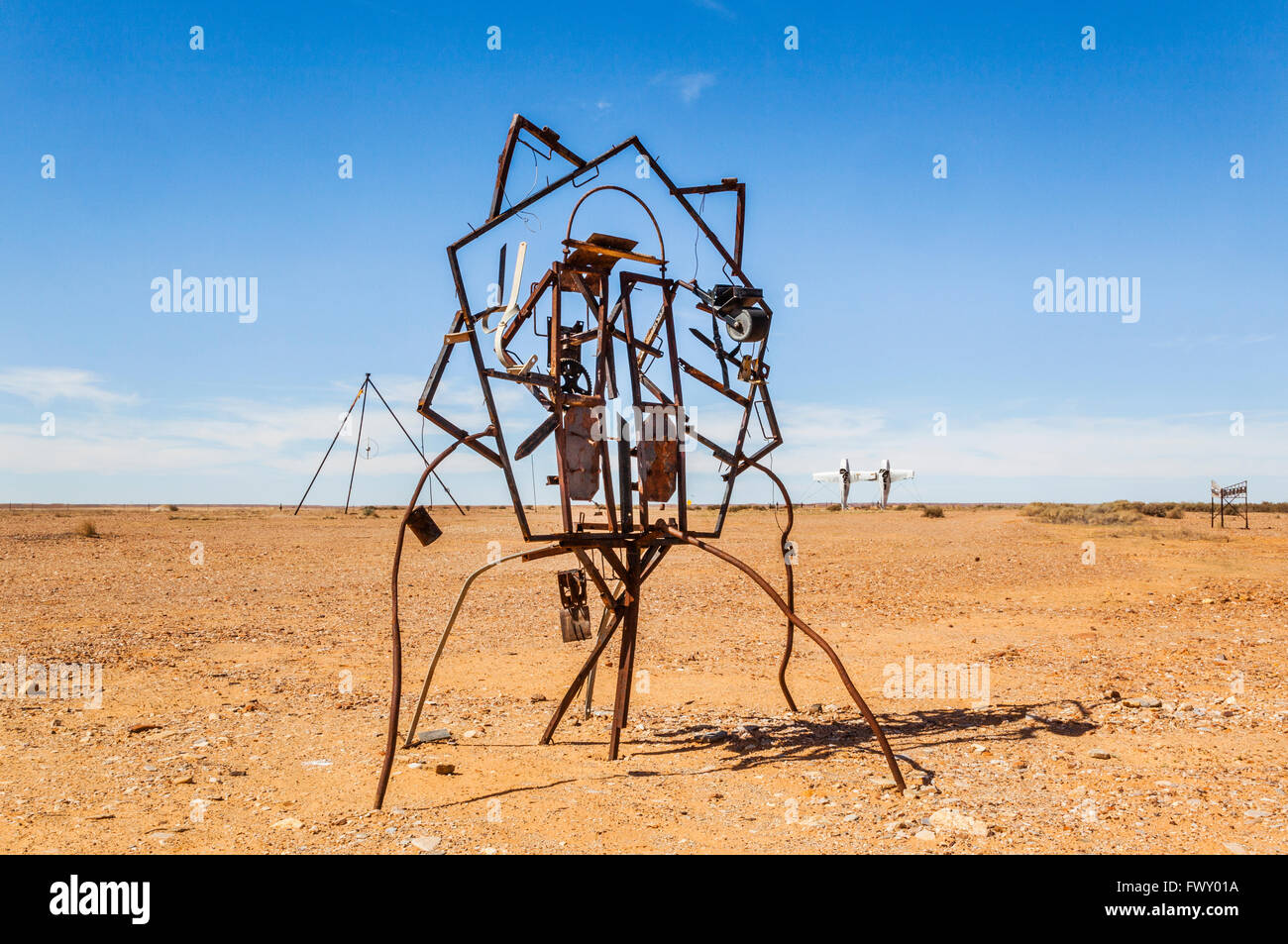 Mutonia Sculpture Park, Alberrie Creek, Oodnadatta Track, Sud Australia ...
