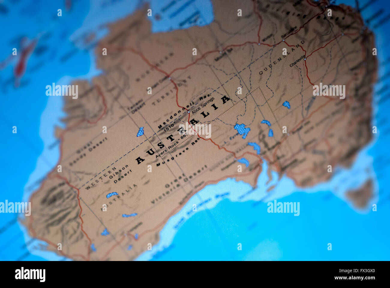Mappa dell'australia immagini e fotografie stock ad alta risoluzione ...