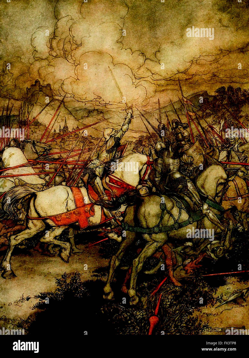 Come King Arthur ha richiamato la sua spada Excaliber per la prima ...