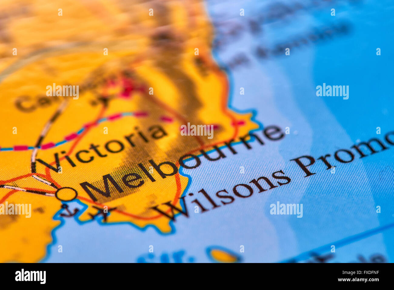 Mappa di melbourne immagini e fotografie stock ad alta risoluzione - Alamy