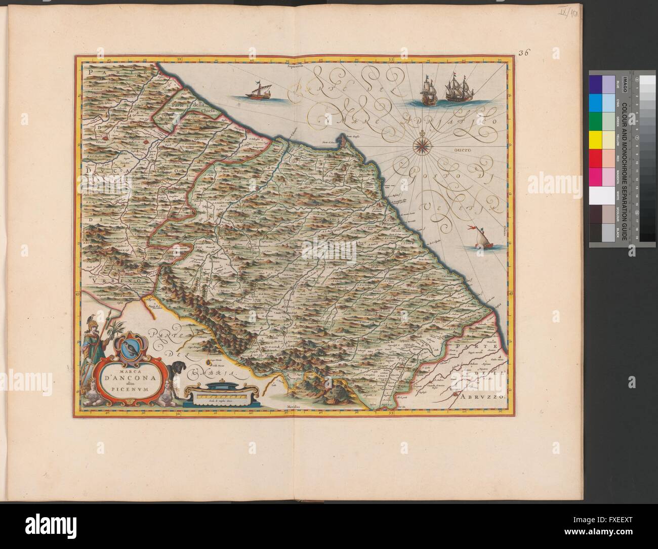 Map of ancona immagini e fotografie stock ad alta risoluzione - Alamy