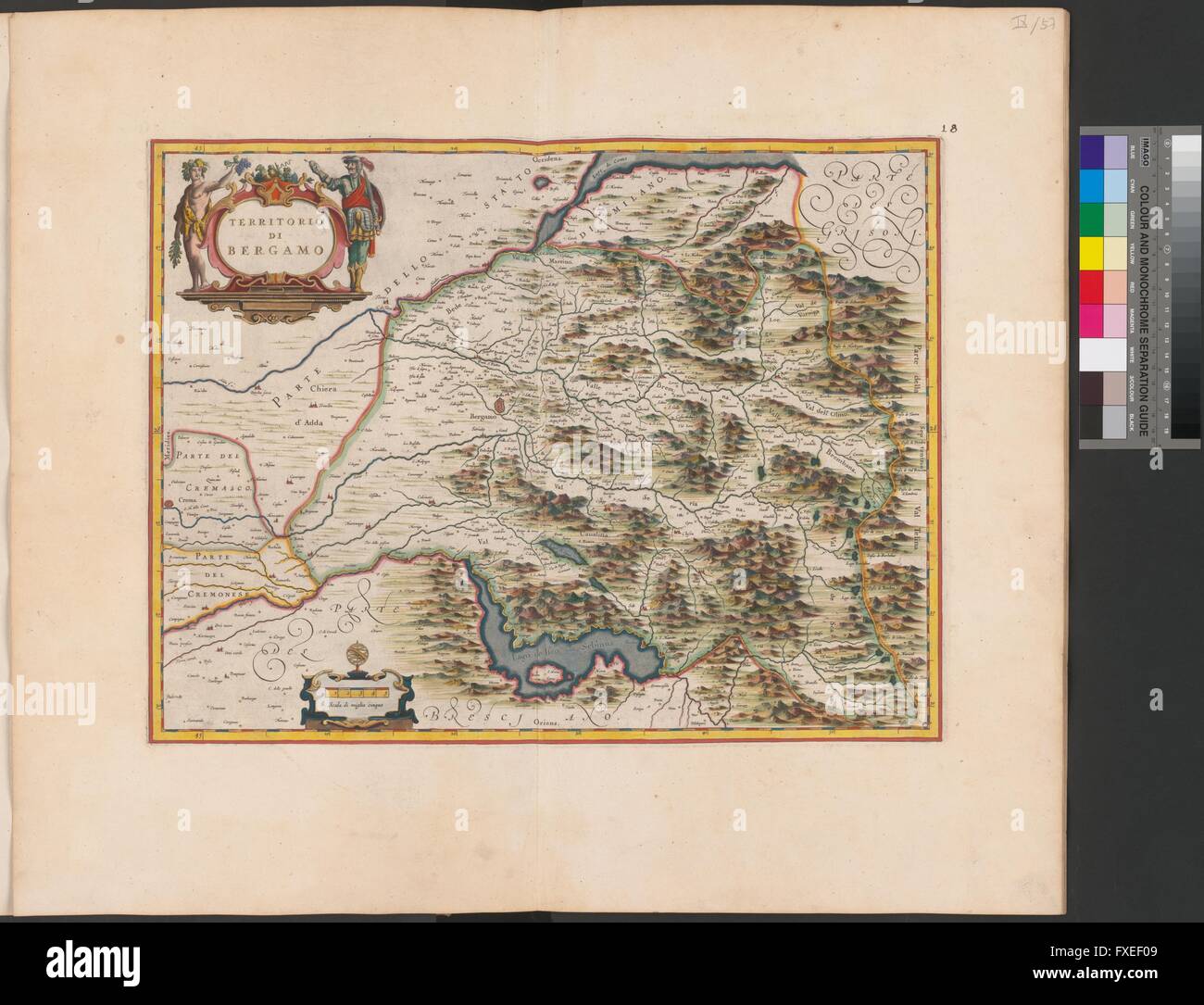 Bergamo map immagini e fotografie stock ad alta risoluzione - Alamy