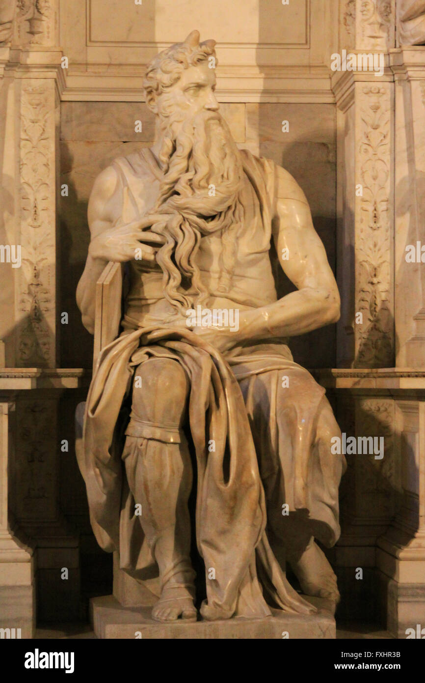 The moses of michelangelo immagini e fotografie stock ad alta ...
