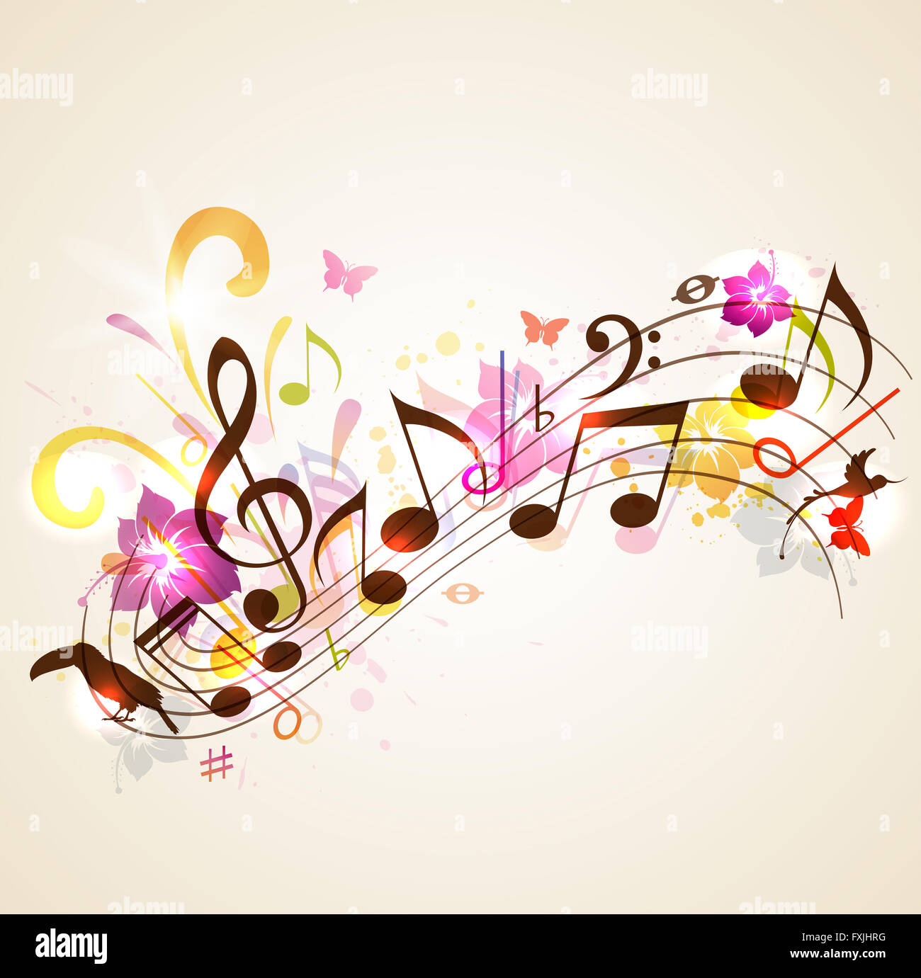 Sfondo Note Musicali