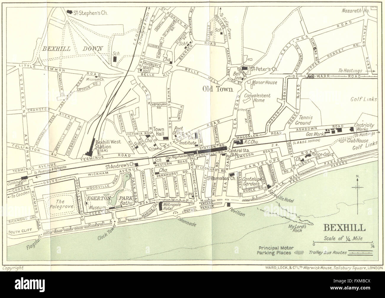 Mappa di bexhill immagini e fotografie stock ad alta risoluzione - Alamy