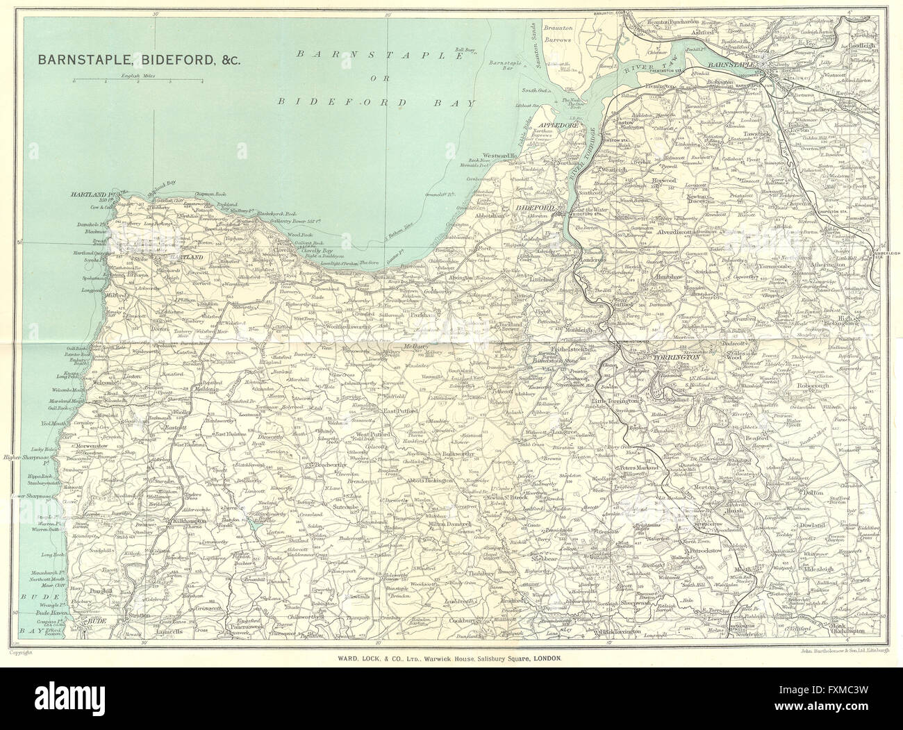 Mappa di bideford immagini e fotografie stock ad alta risoluzione - Alamy