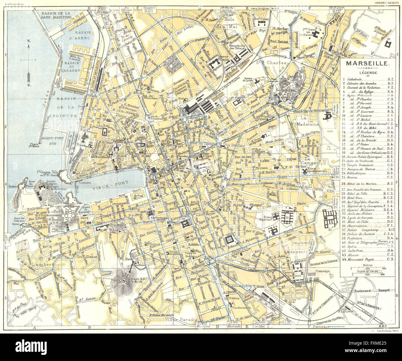 Mappa di marsiglia immagini e fotografie stock ad alta risoluzione - Alamy