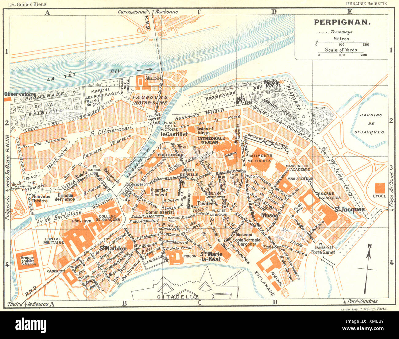 Mappa di perpignano immagini e fotografie stock ad alta risoluzione - Alamy