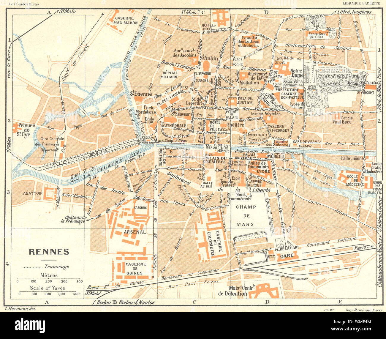 Mappa di rennes immagini e fotografie stock ad alta risoluzione - Alamy