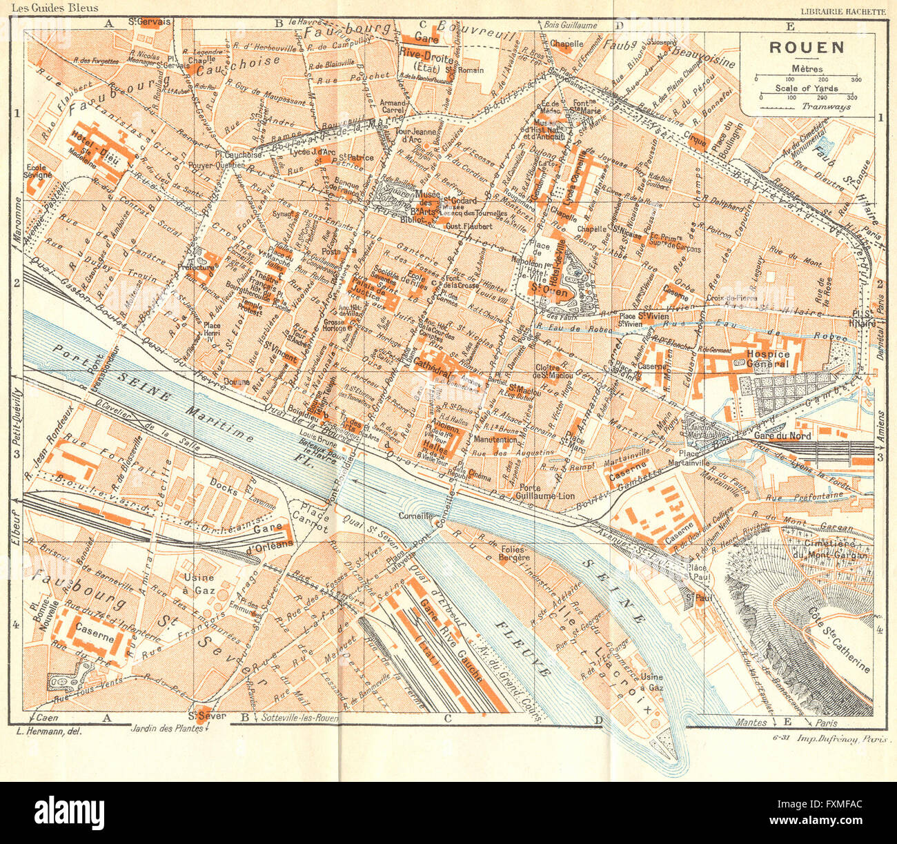 Mappa di rouen immagini e fotografie stock ad alta risoluzione - Alamy
