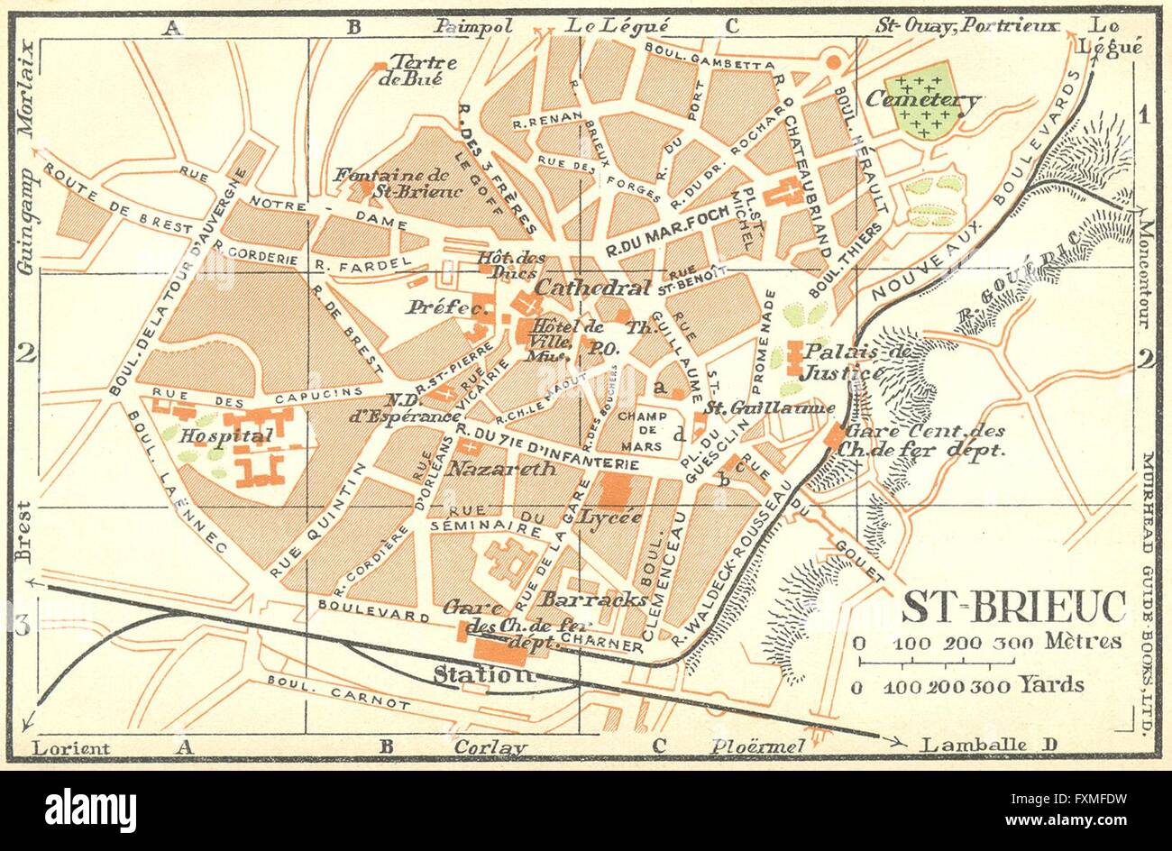 Mappa di st brieuc immagini e fotografie stock ad alta risoluzione - Alamy