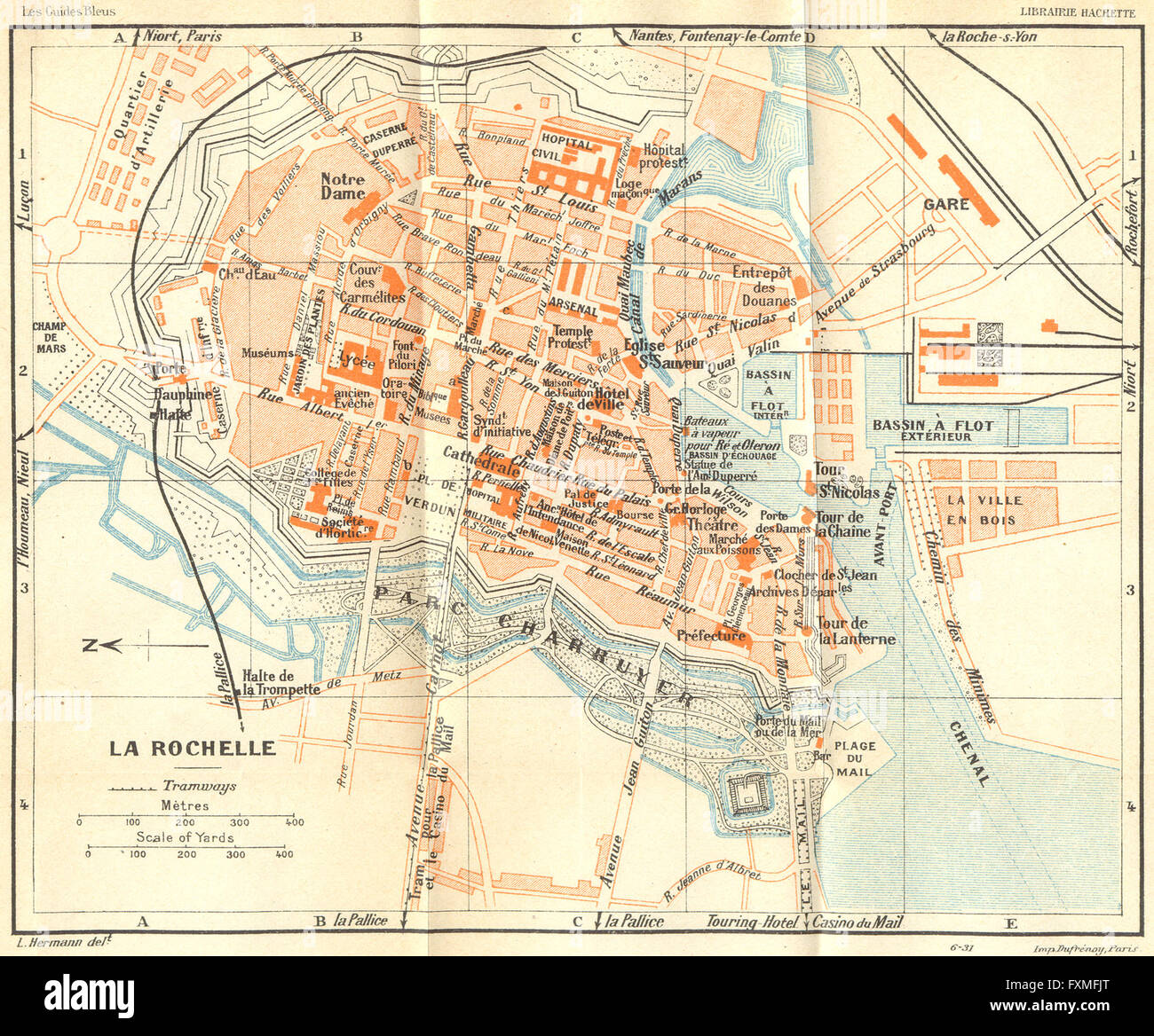 Mappa di la rochelle immagini e fotografie stock ad alta risoluzione ...
