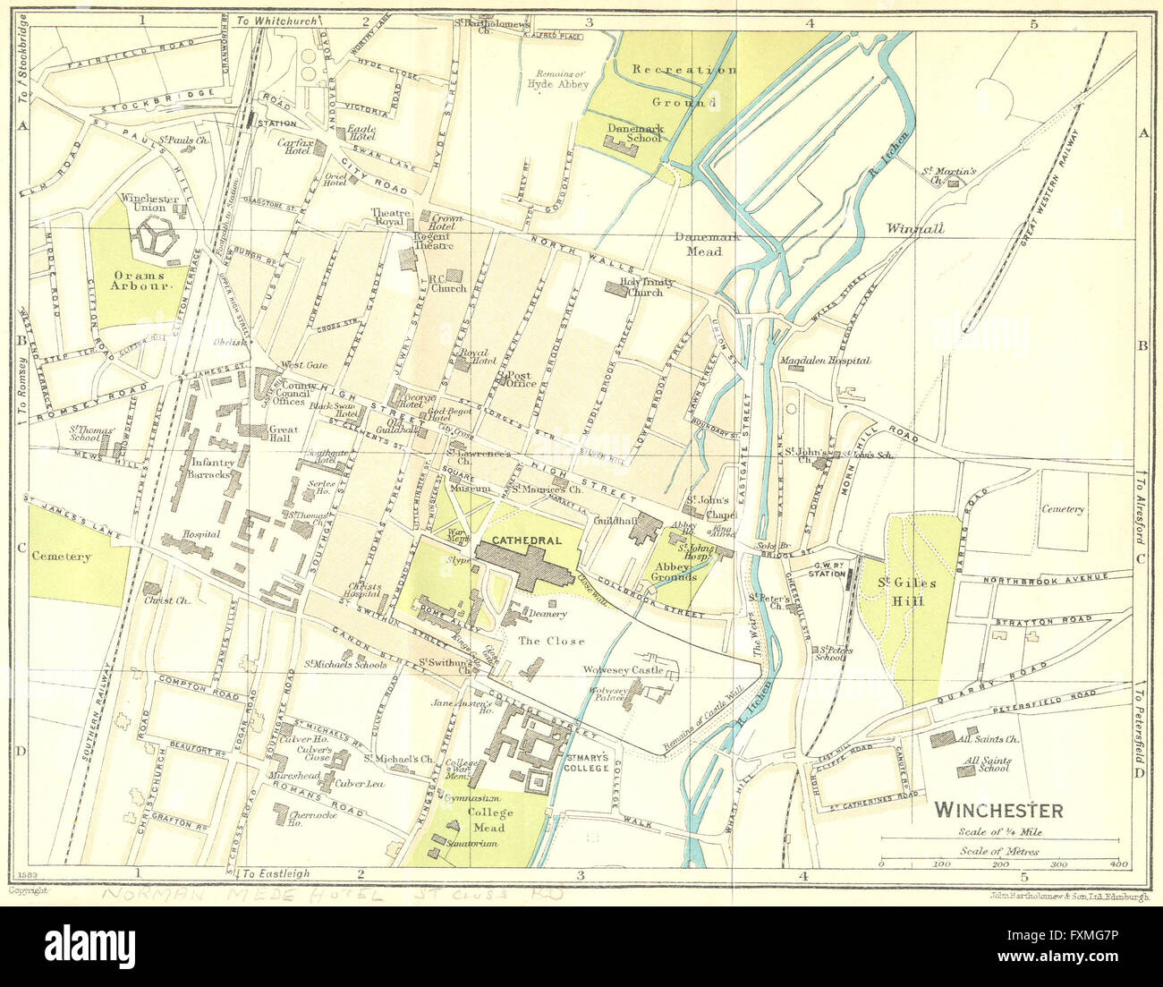 Mappa di winchester immagini e fotografie stock ad alta risoluzione - Alamy