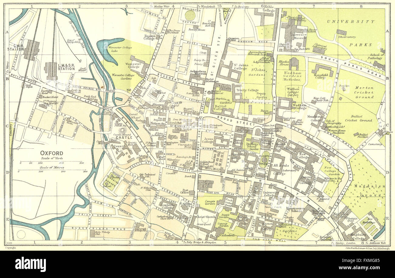 Mappa di oxford immagini e fotografie stock ad alta risoluzione - Alamy
