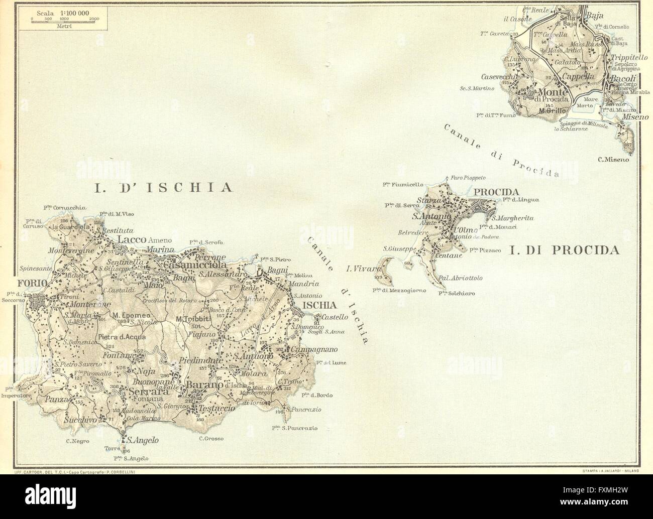 Map of naples immagini e fotografie stock ad alta risoluzione - Alamy