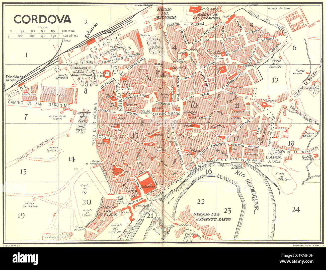 Mappa di cordoba spagna immagini e fotografie stock ad alta risoluzione ...