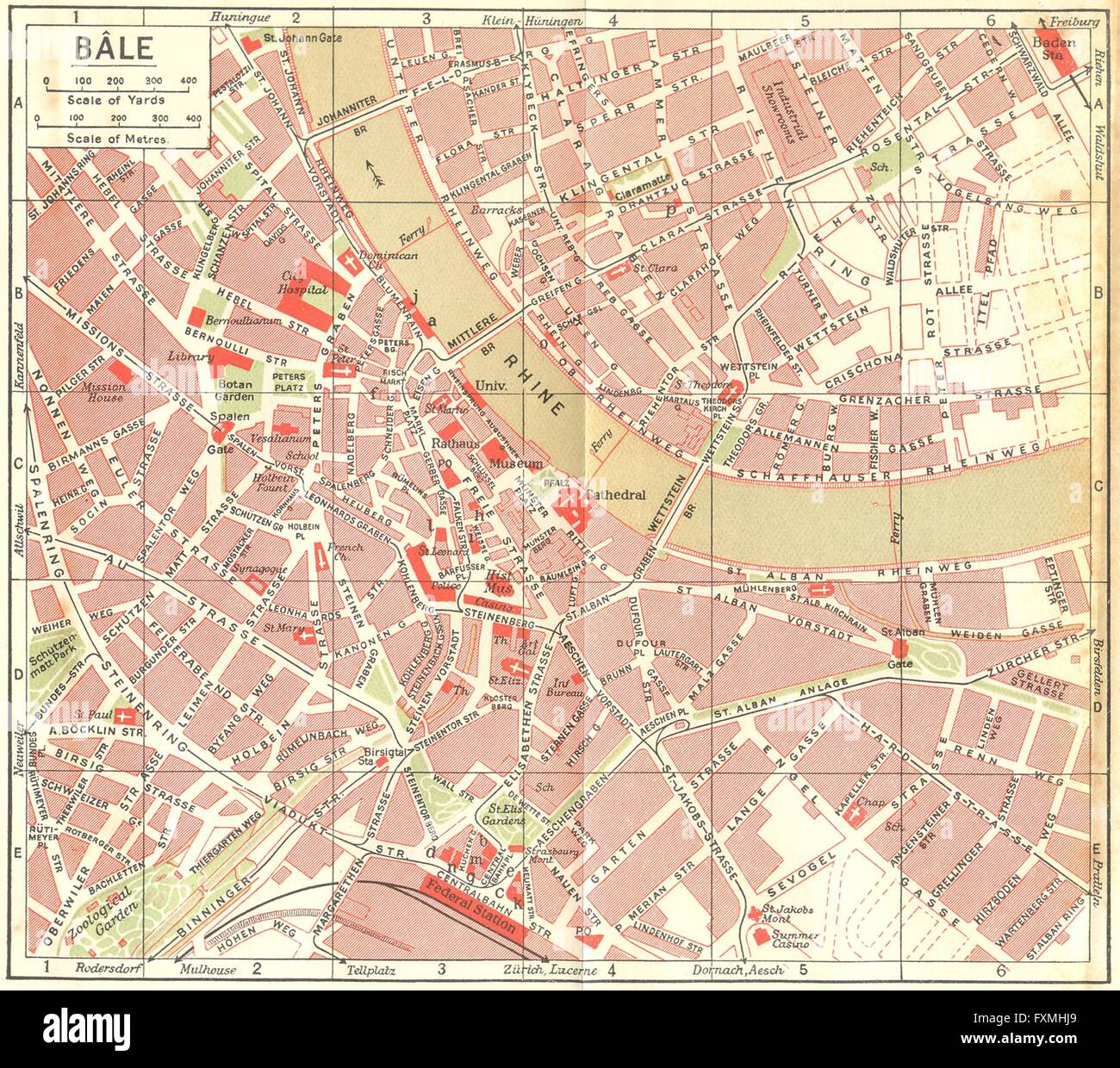Mappa di basilea immagini e fotografie stock ad alta risoluzione - Alamy