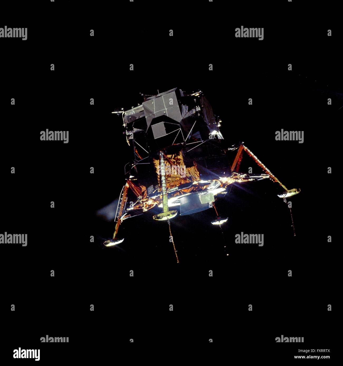 La NASA Apollo 11 modulo lunare Eagle inizia a terra al mare della ...