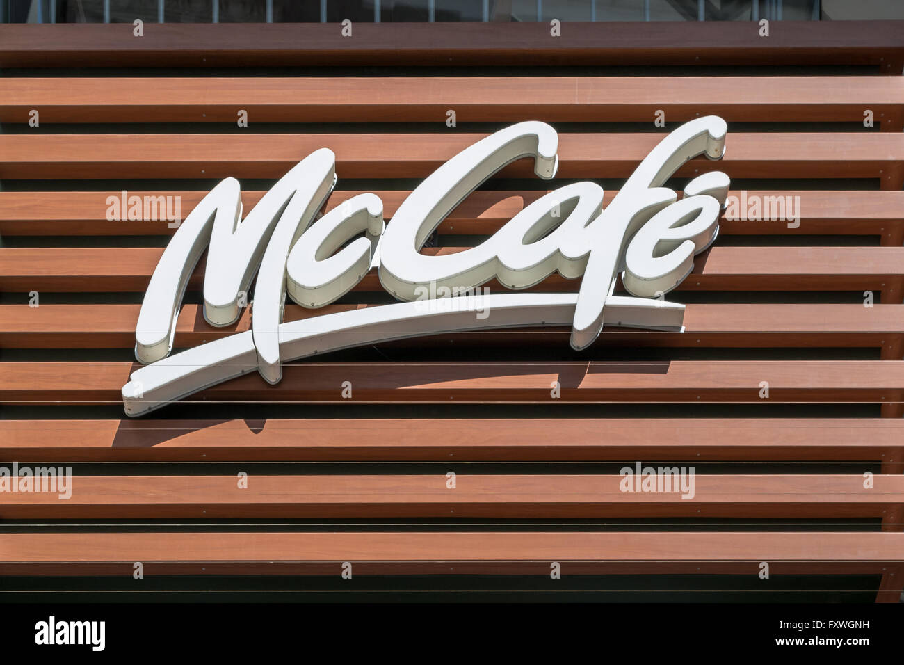 Mccafe logo immagini e fotografie stock ad alta risoluzione - Alamy