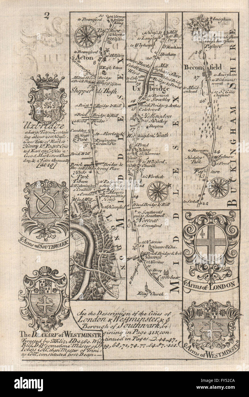 Mappa di beaconsfield immagini e fotografie stock ad alta risoluzione ...