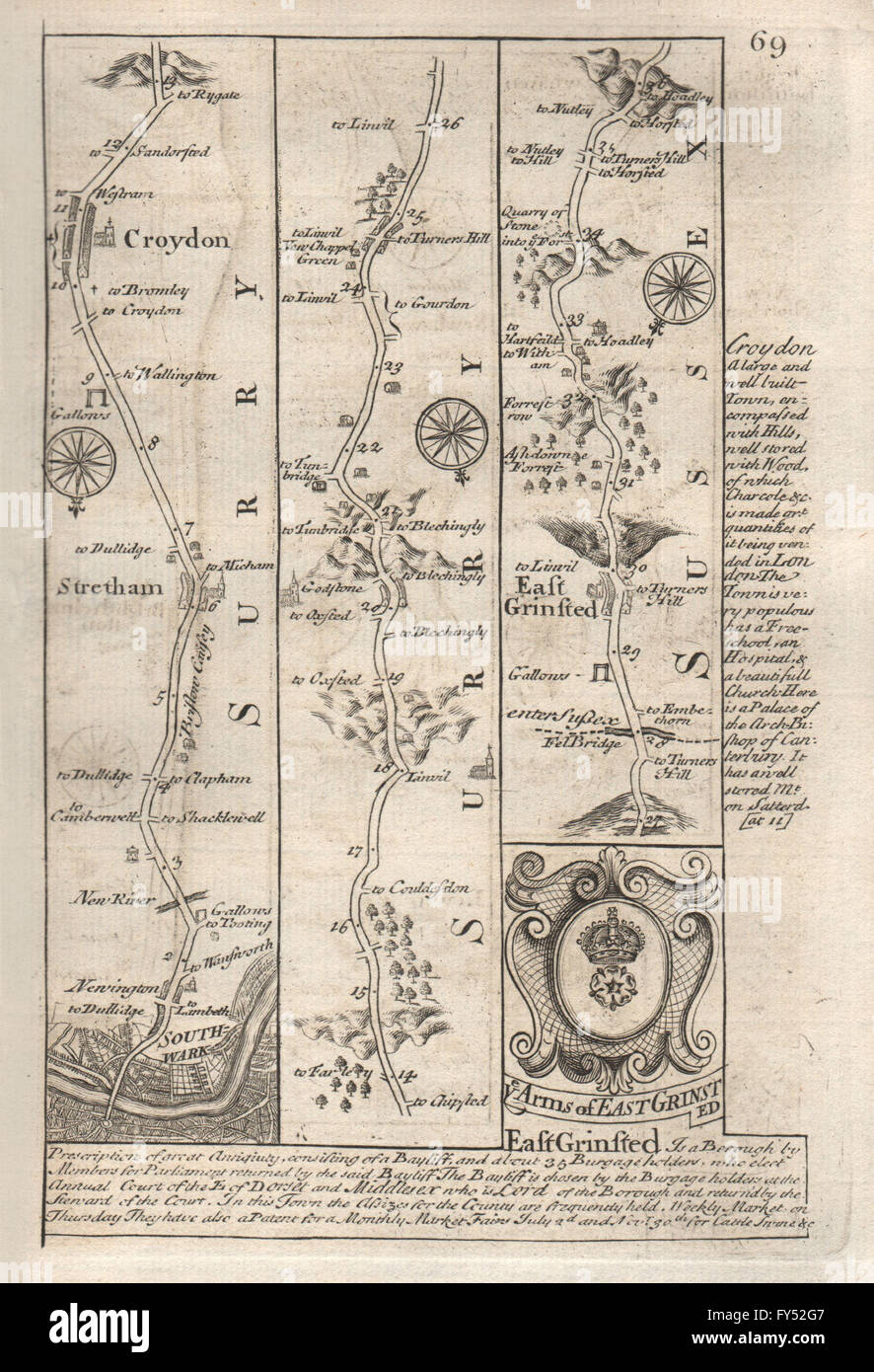 Mappa di east grinstead immagini e fotografie stock ad alta risoluzione ...