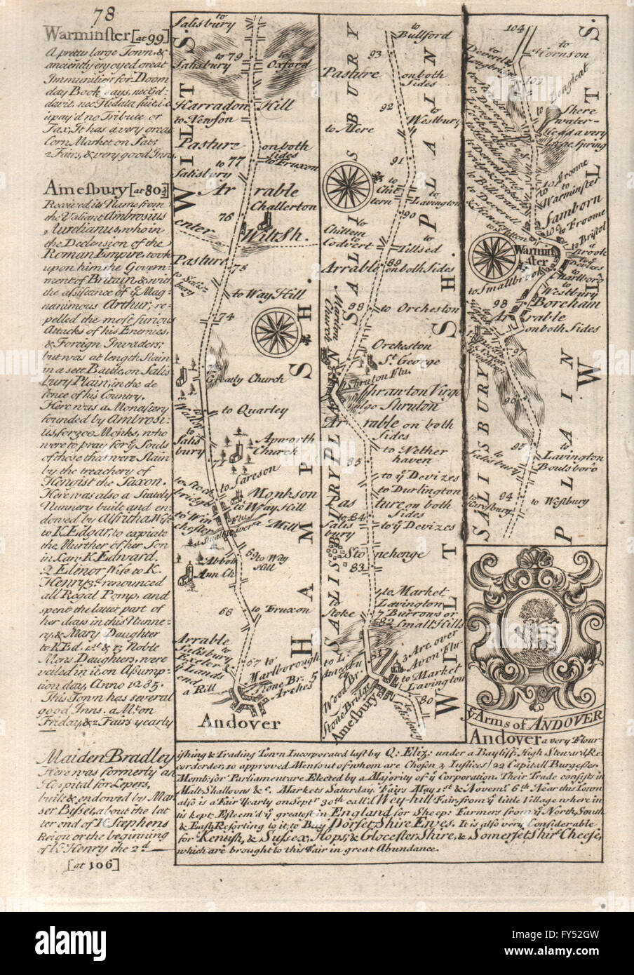 Mappa di warminster immagini e fotografie stock ad alta risoluzione - Alamy
