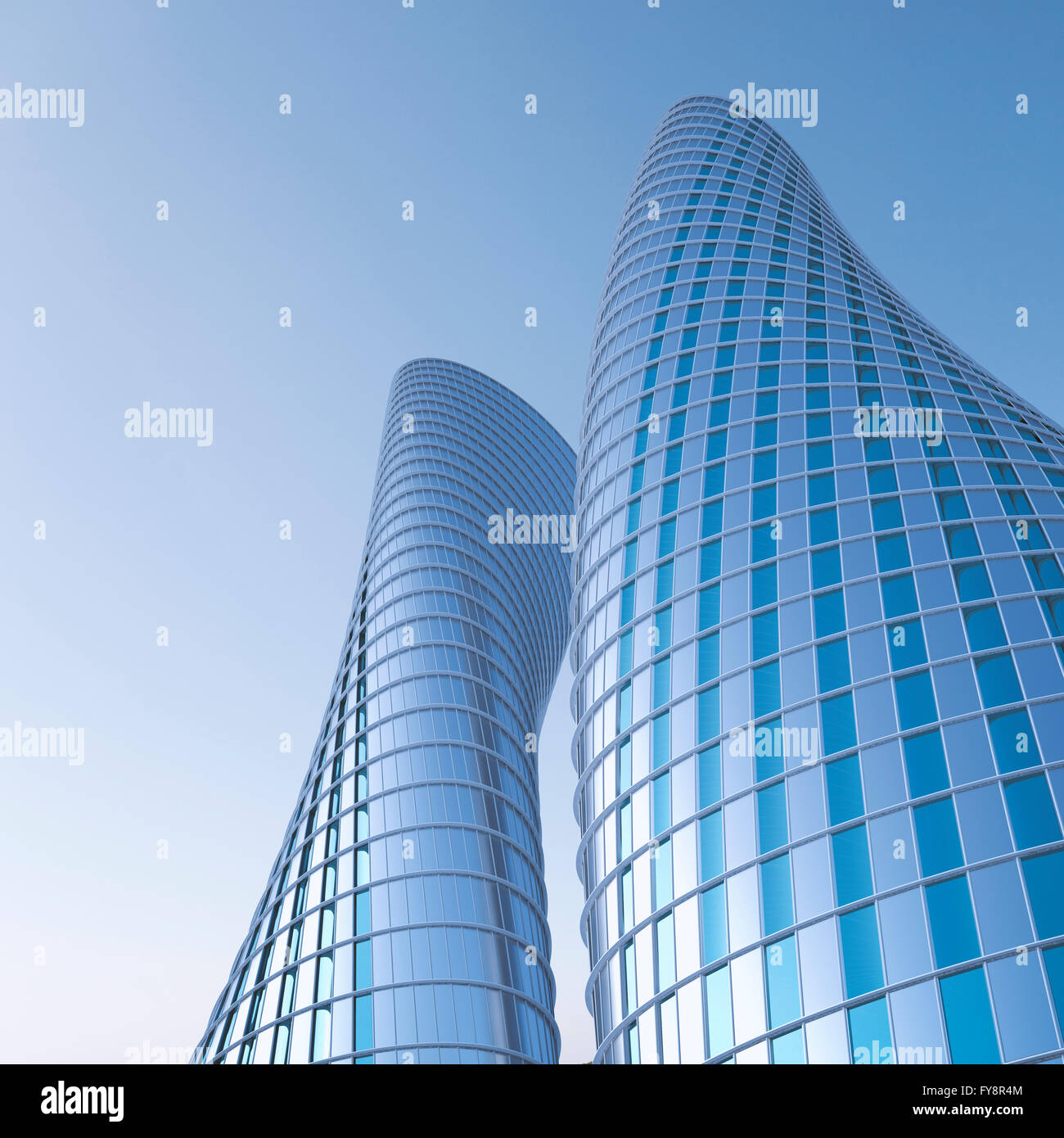 3d rendering modern high rise buildings immagini e fotografie stock ad ...