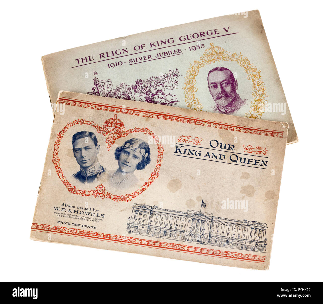 Testamenti carta di sigaretta libri di British re e regina rilasciati ...